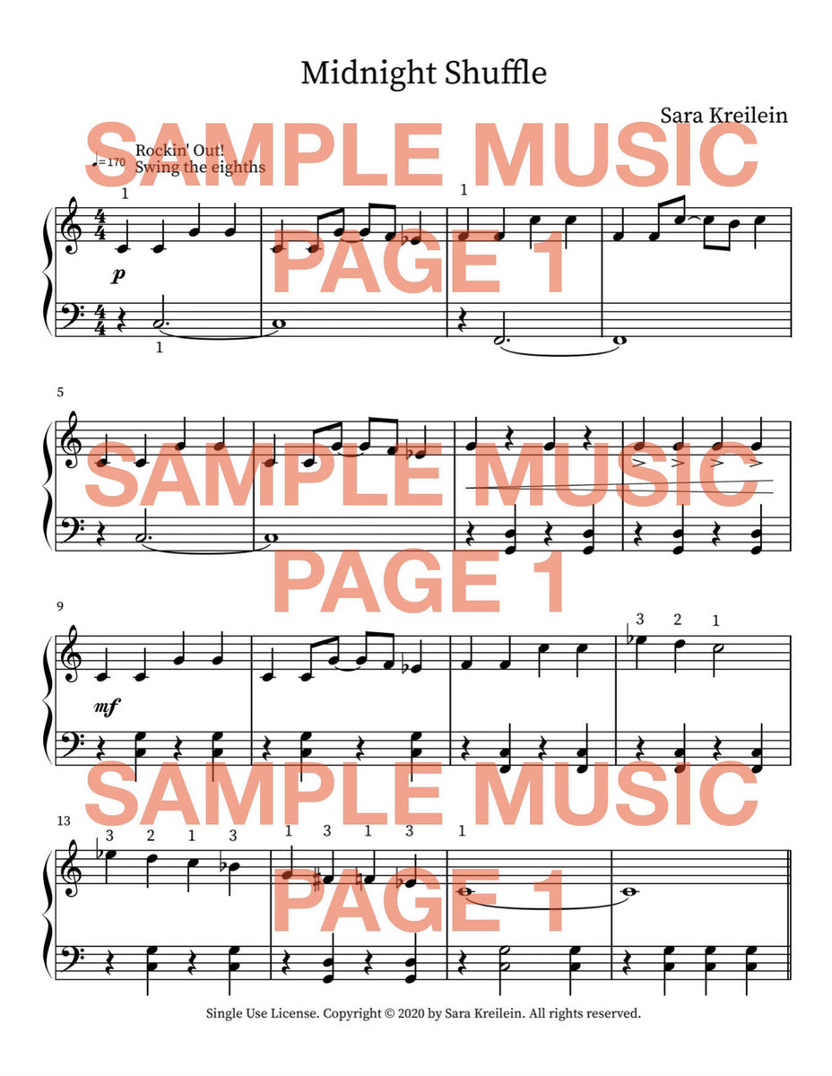 Midnight Shuffle – Music Teacher Resources
