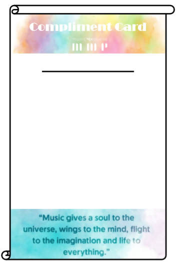 Compliment Cards – Music Teacher Resources