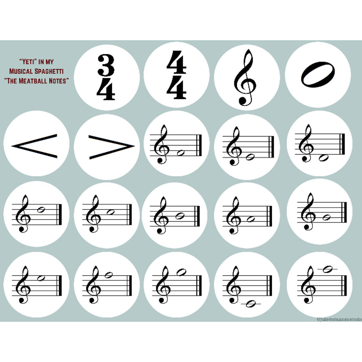 Yeti in My "Musical Spaghetti" – Music Teacher Resources