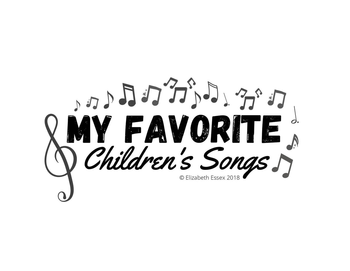 My Favorite Children's Songs - A Pre-staff Method Book – Music Teacher ...