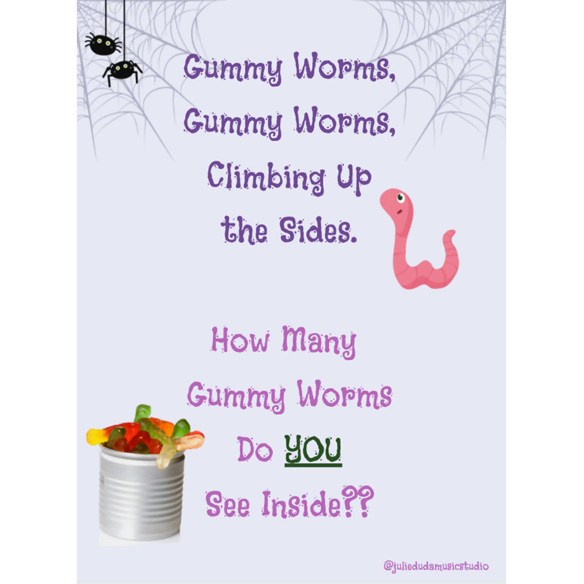 FUN for YOUR Studio Gummy Worm Guessing Game – Music Teacher Resources