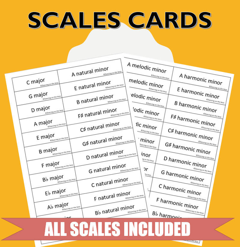 Scales Cards – Music Teacher Resources