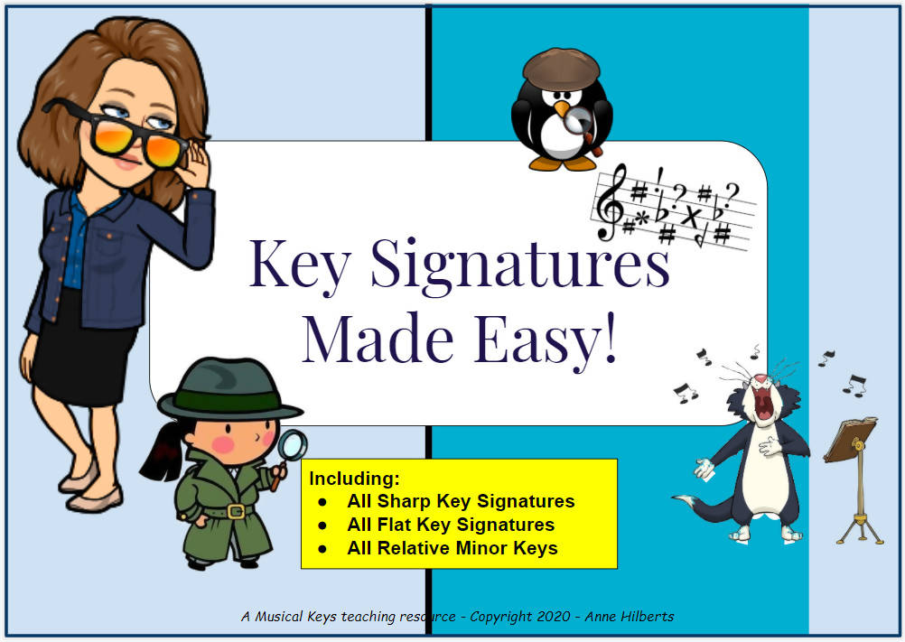 Key Signatures Made Easy - Interactive Tutorial – Music Teacher Resources
