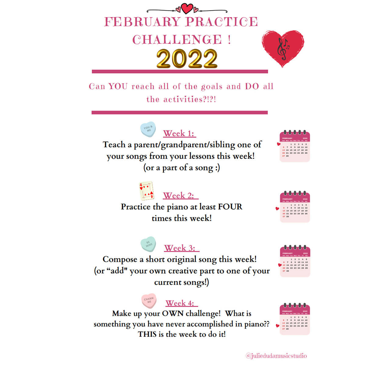 2022 February Practice Challenge – Music Teacher Resources