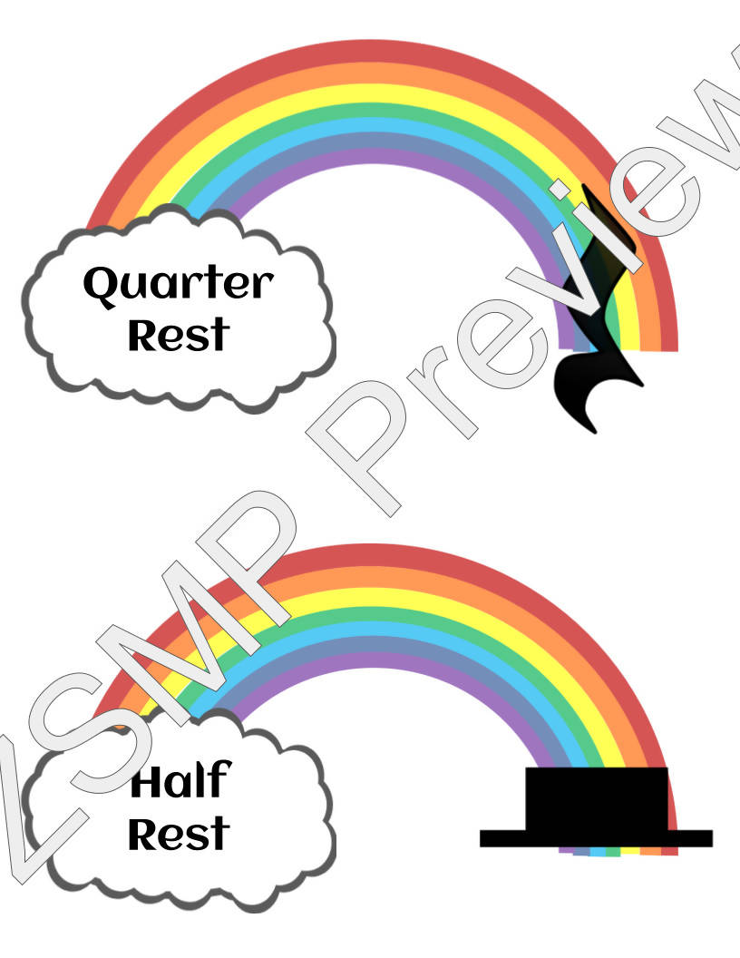 Rainbow Connection Term Matching Card Game – Music Teacher Resources