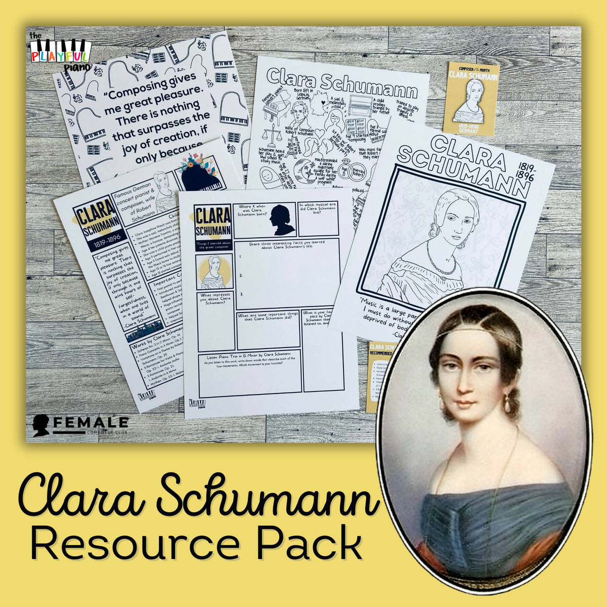 Clara Schumann: Composer of the Month Resources – Music Teacher Resources