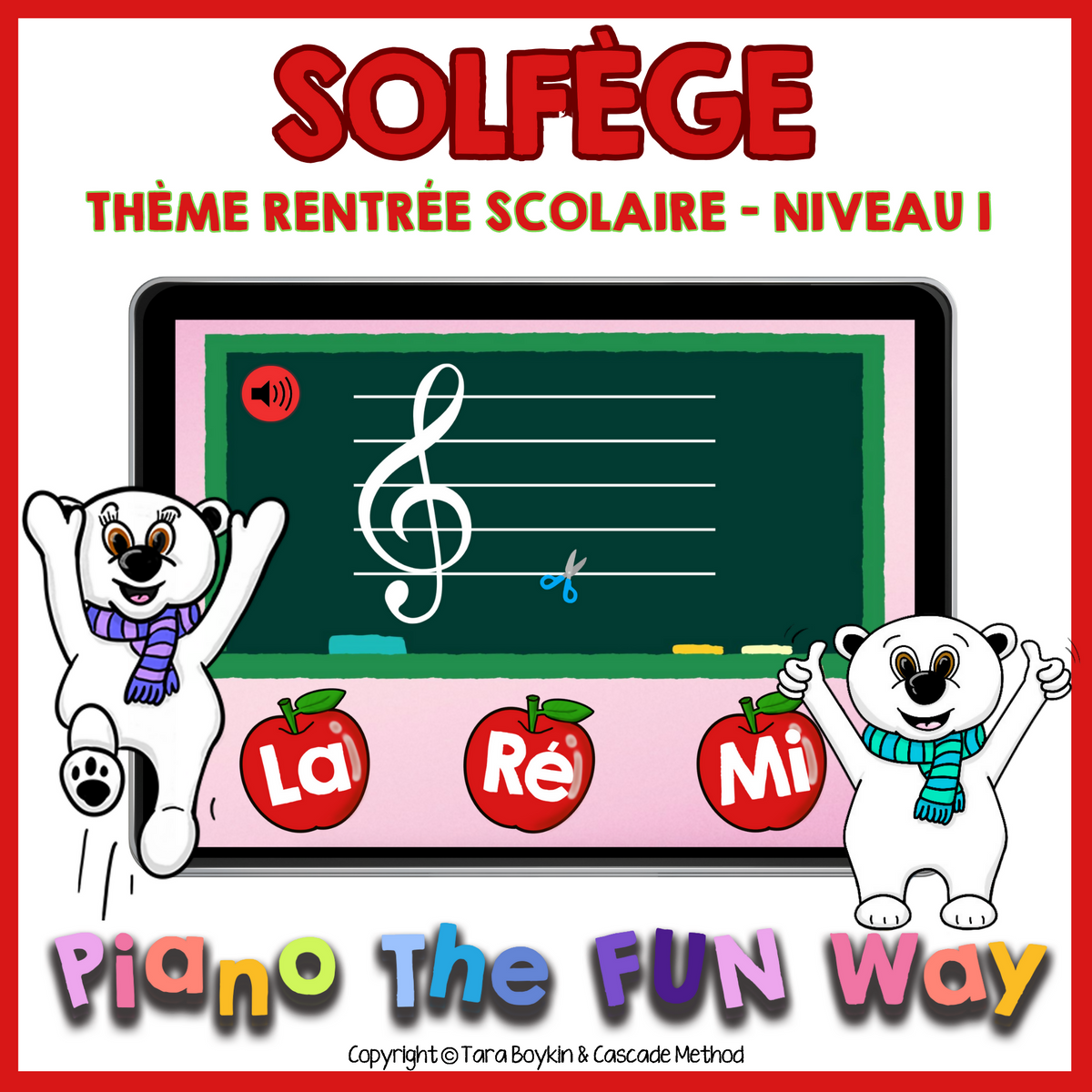 Boom Cards: Solfege, Revision de Notes, Theme Rentree Scolaire, Niveau ...