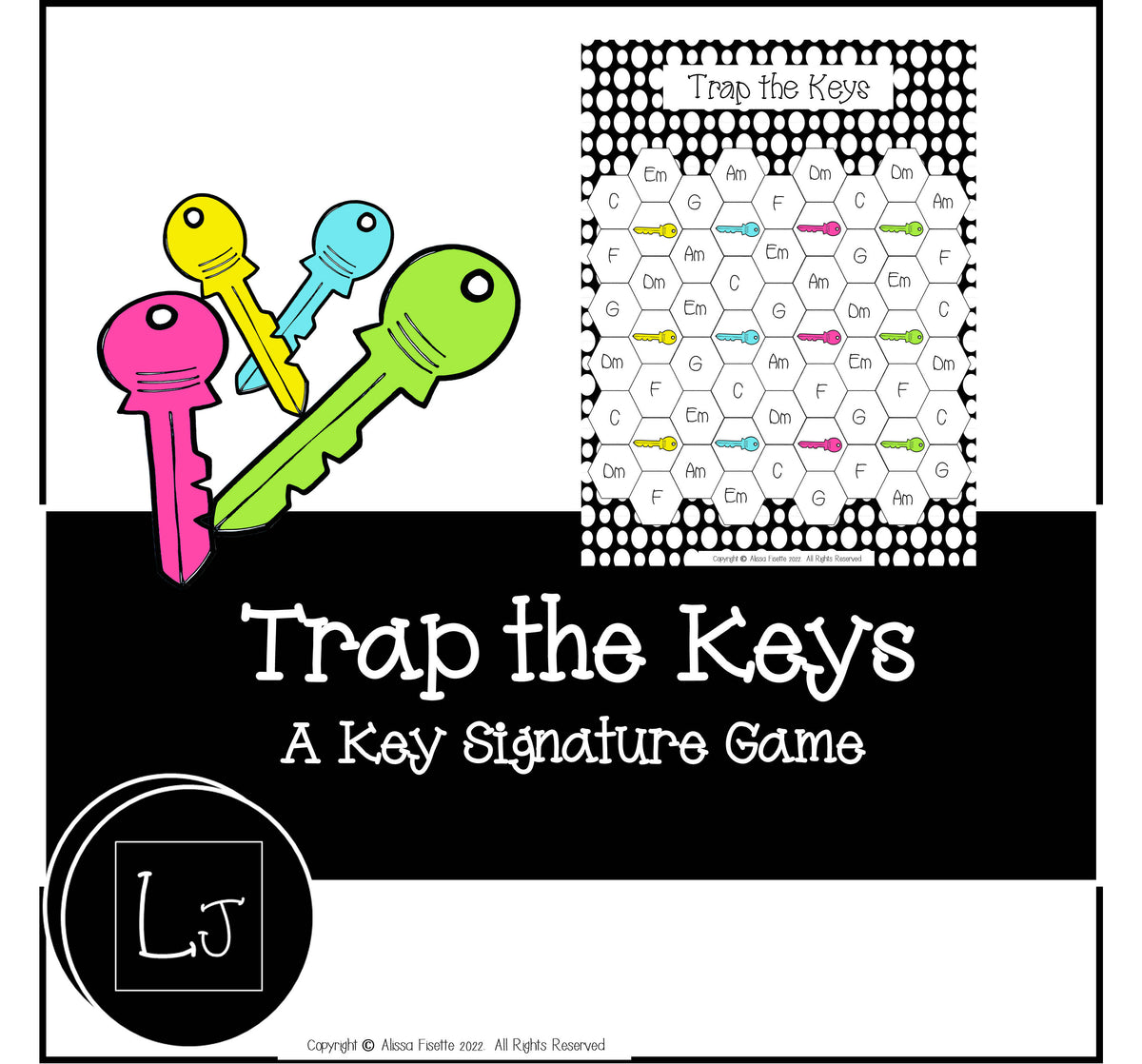 Trap The Key: Key Signatures – Music Teacher Resources