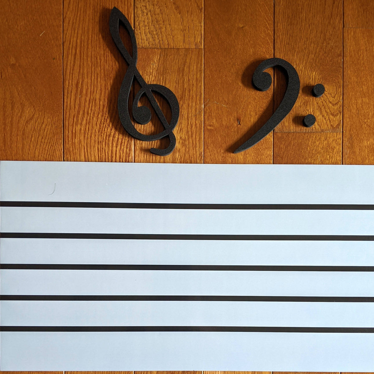 E-Z Single Staff - 10 x 19 – Music Teacher Resources