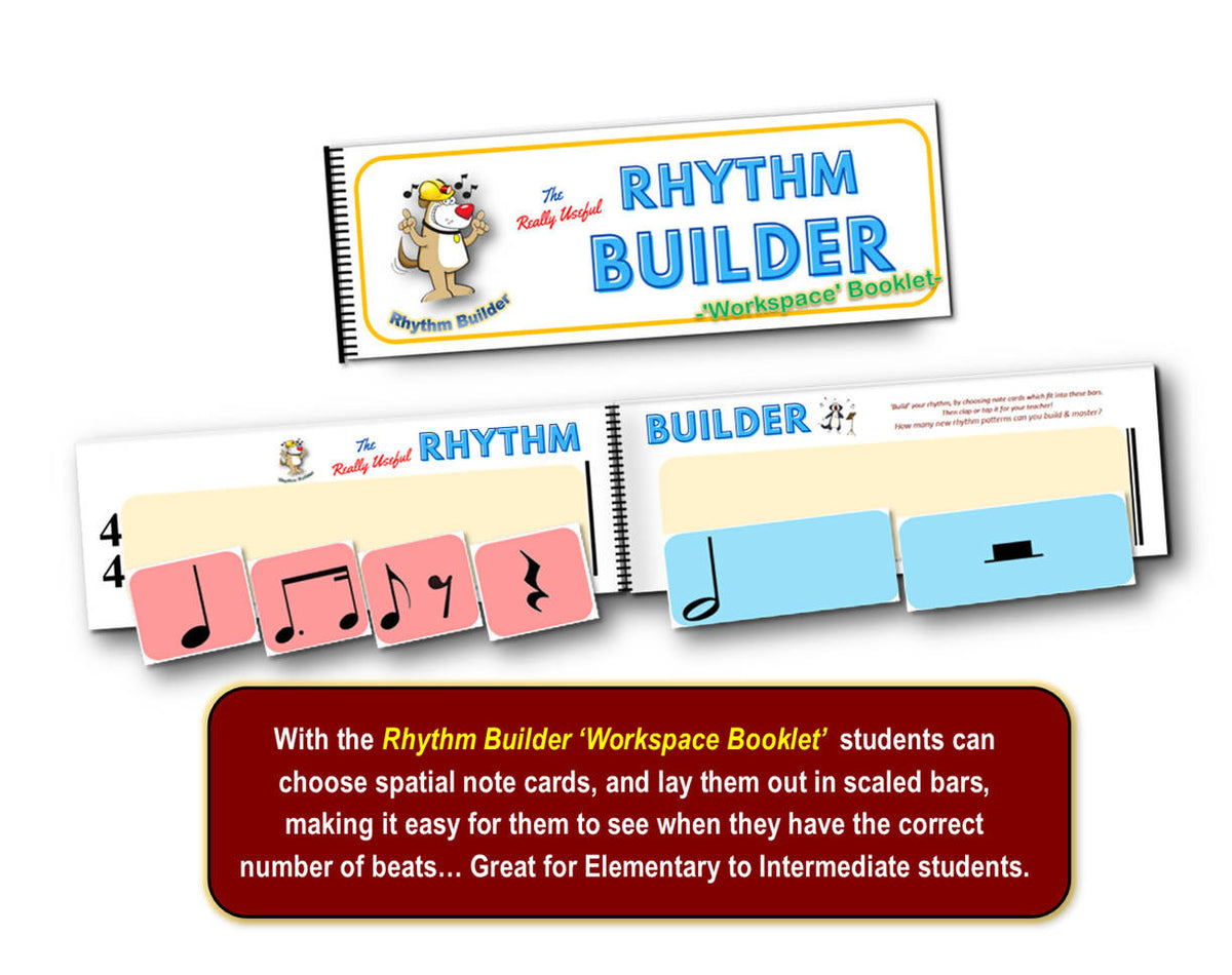 ‘Rhythm Builder Workspace’ Booklet – Music Teacher Resources