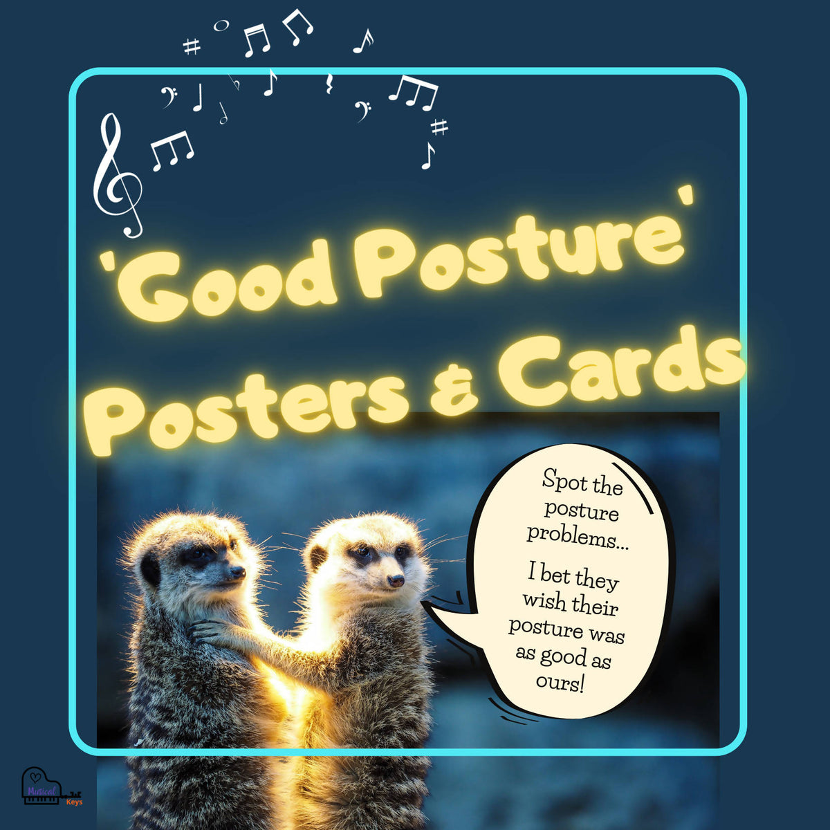 ‘Good Posture’ Posters – Music Teacher Resources