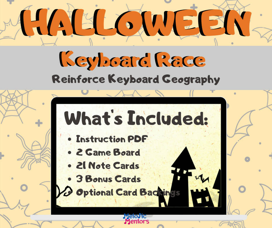 Halloween Keyboard Race – Music Teacher Resources