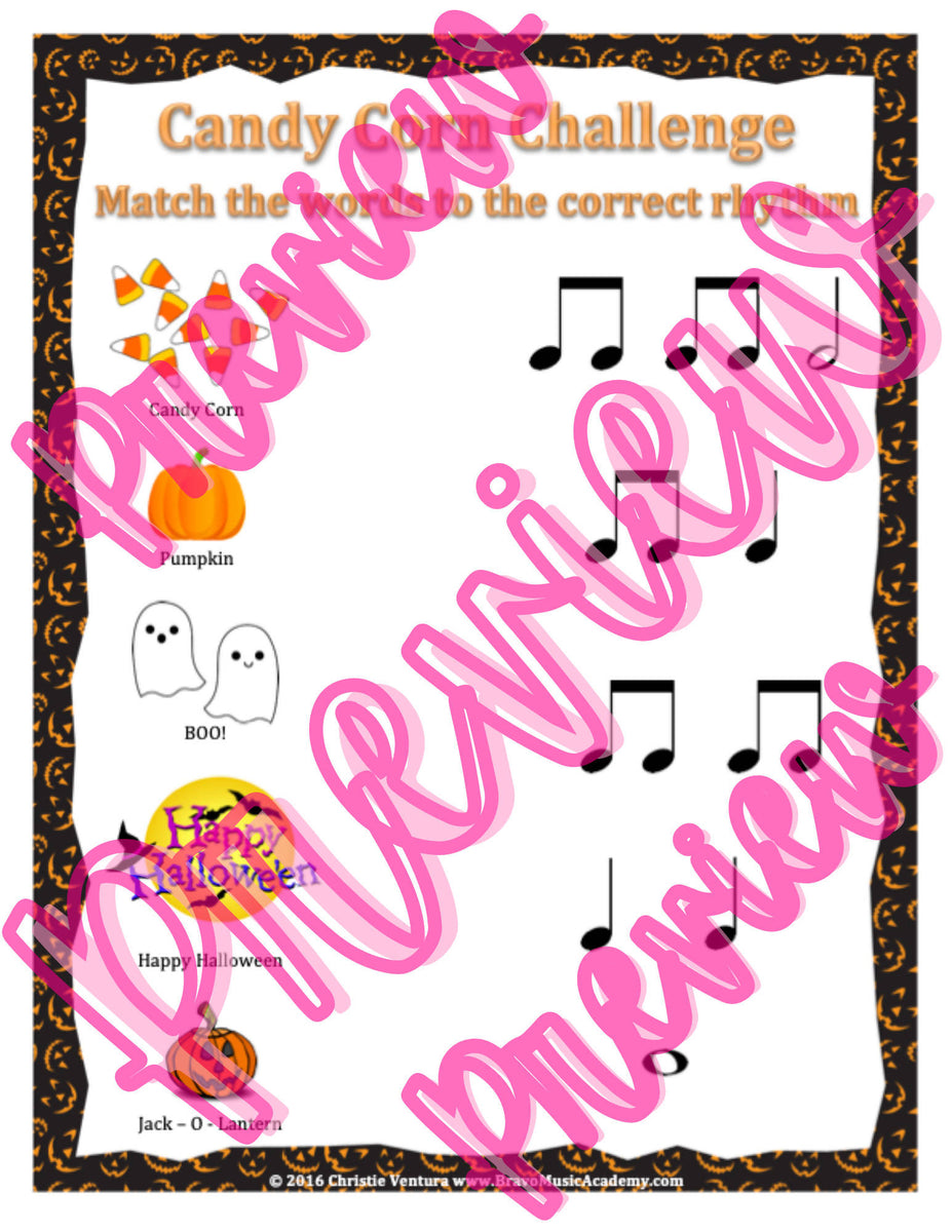 Halloween Activity: The Candy Corn Challenge - Piano Edition – Music ...