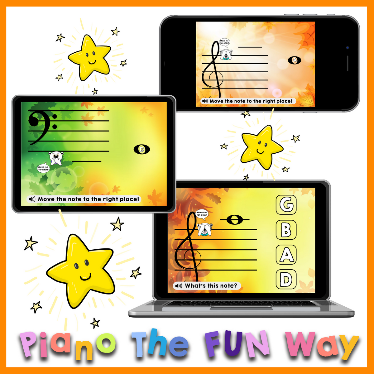 Boom Cards: Ledger Lines - Outer (Fall Themed) – Music Teacher Resources