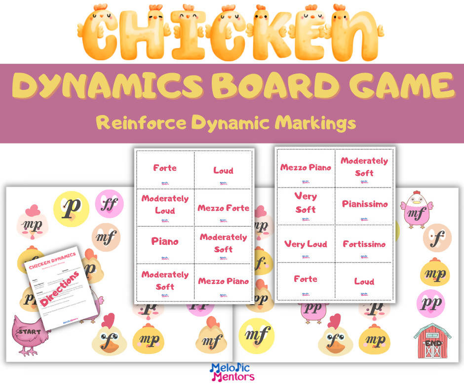 Chicken Dynamics Board Game – Music Teacher Resources