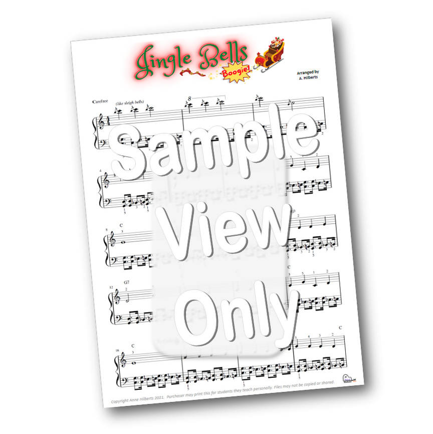 'Jingle Bells Boogie!' Sheet Music – Music Teacher Resources