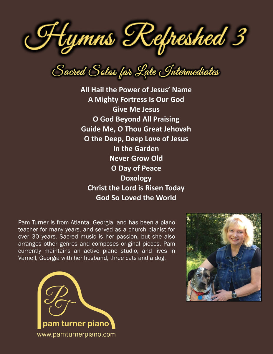 Sacred piano solo hymn arrangements for the late intermediate to early ...