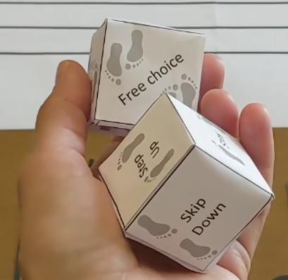 Skips and steps dice – Music Teacher Resources
