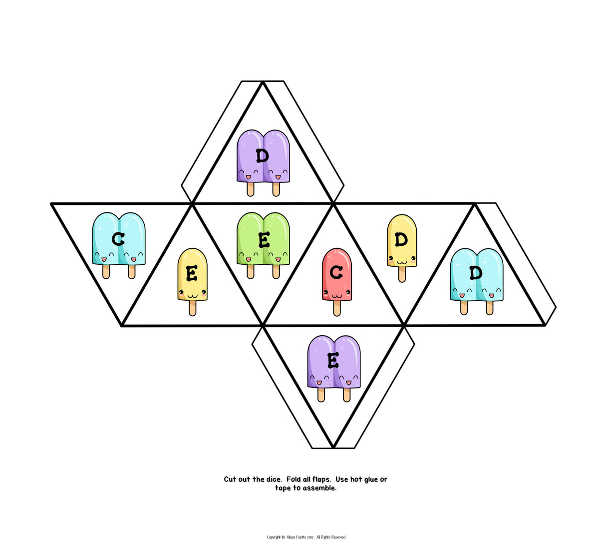 Popsicle Bingo: Piano Keyboard Letters – Music Teacher Resources