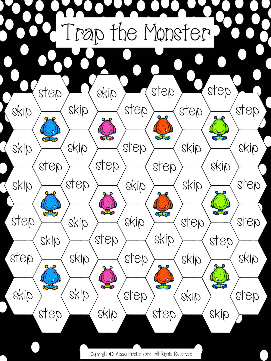 Trap the Monster: Skips and Steps – Music Teacher Resources